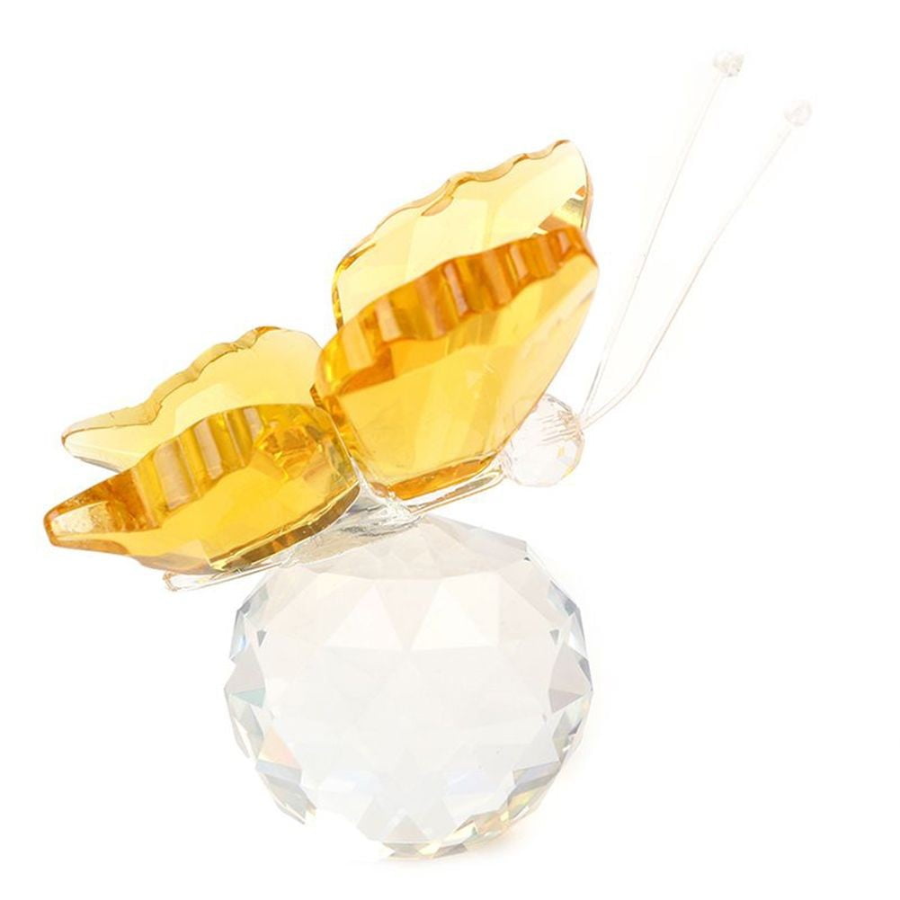 Luxury Crystal Butterfly Nordic Ornament: Charming transparent crystal ...