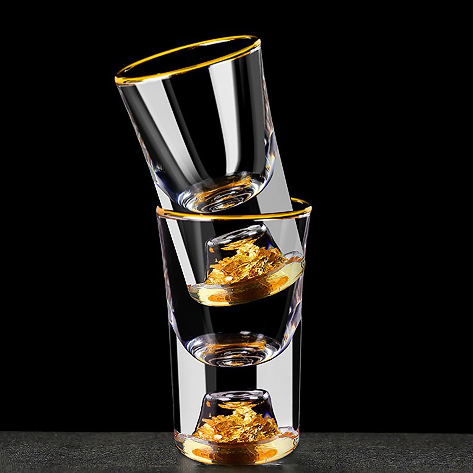 Luxury Crystal Glass Vodka Glass Sake Shochu Glass Bar Liqueur Double ...