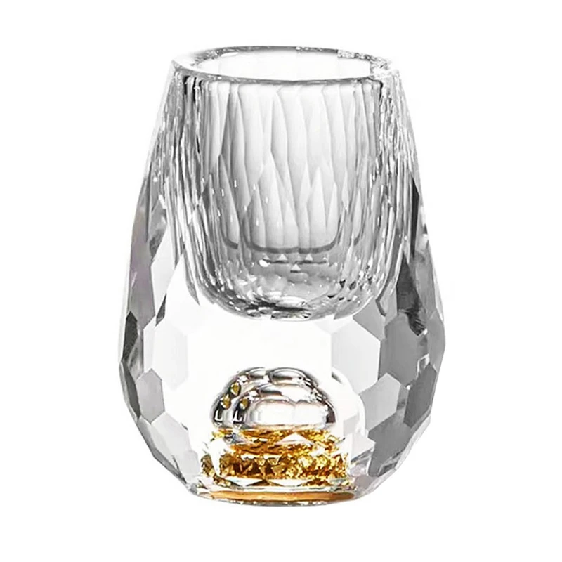 Luxury Crystal Glass Vodka Glass Sake Shochu Glass Bar Liqueur Double ...