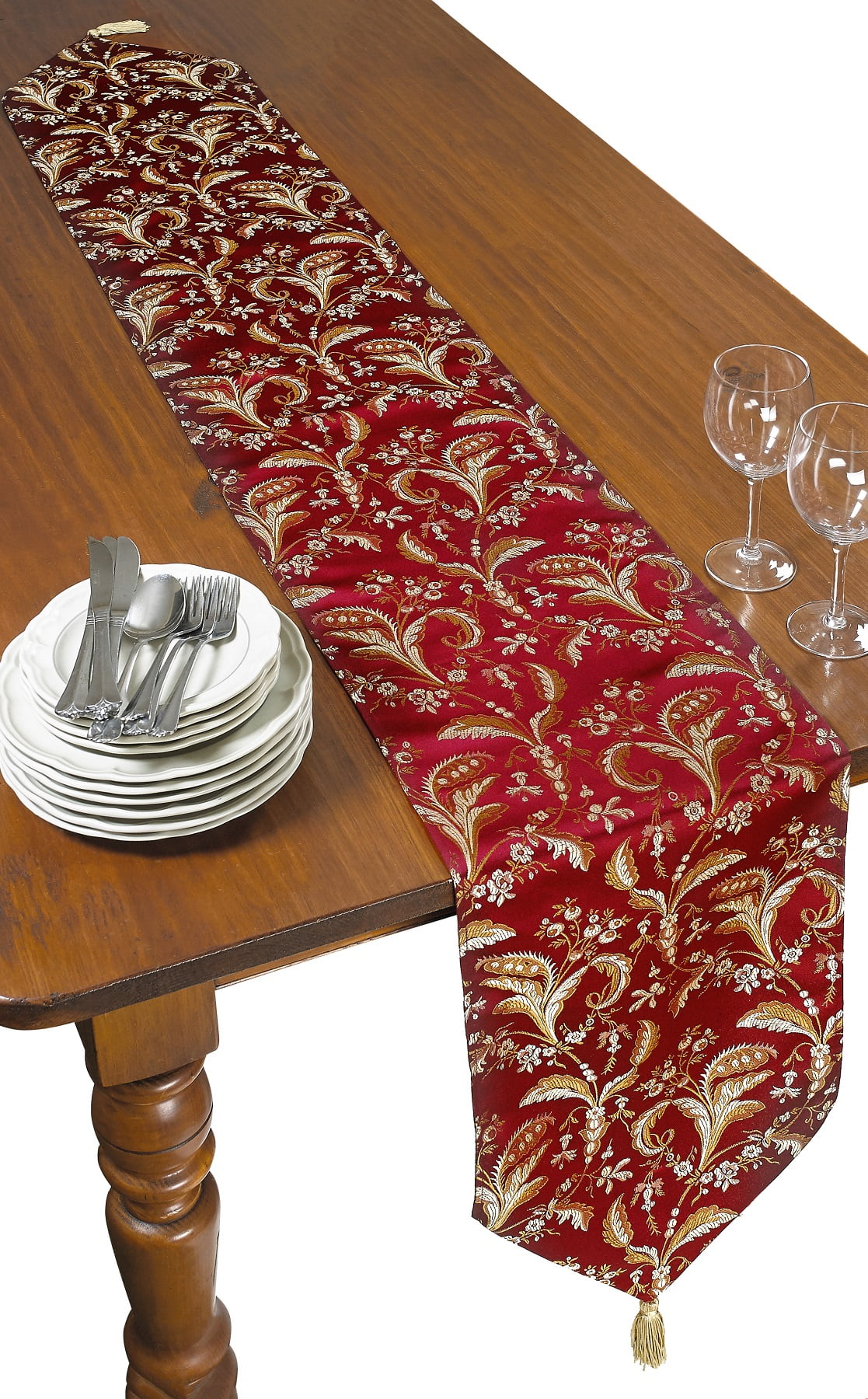 Luxury Damask Table Runners - Walmart.com