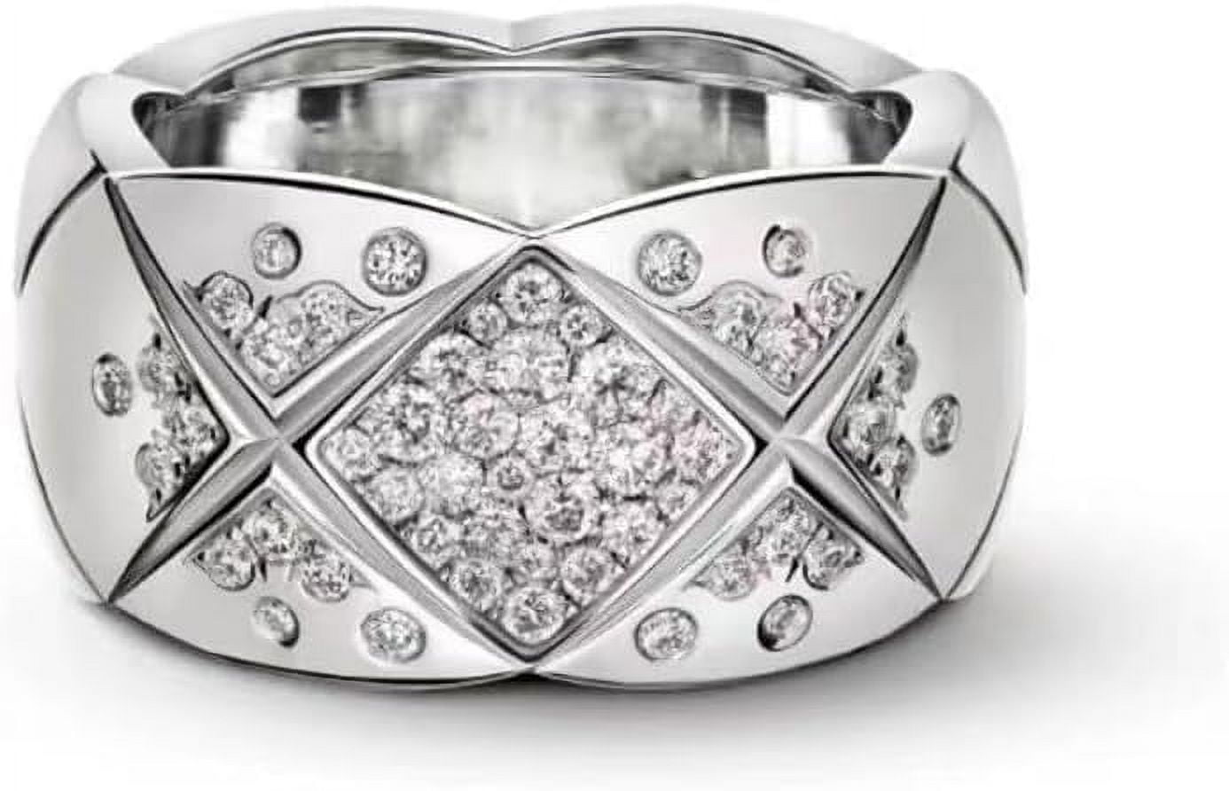 Luxury Designer 18K Gold Plating Crush Ring Surface Width Narrow 3.5mm ...