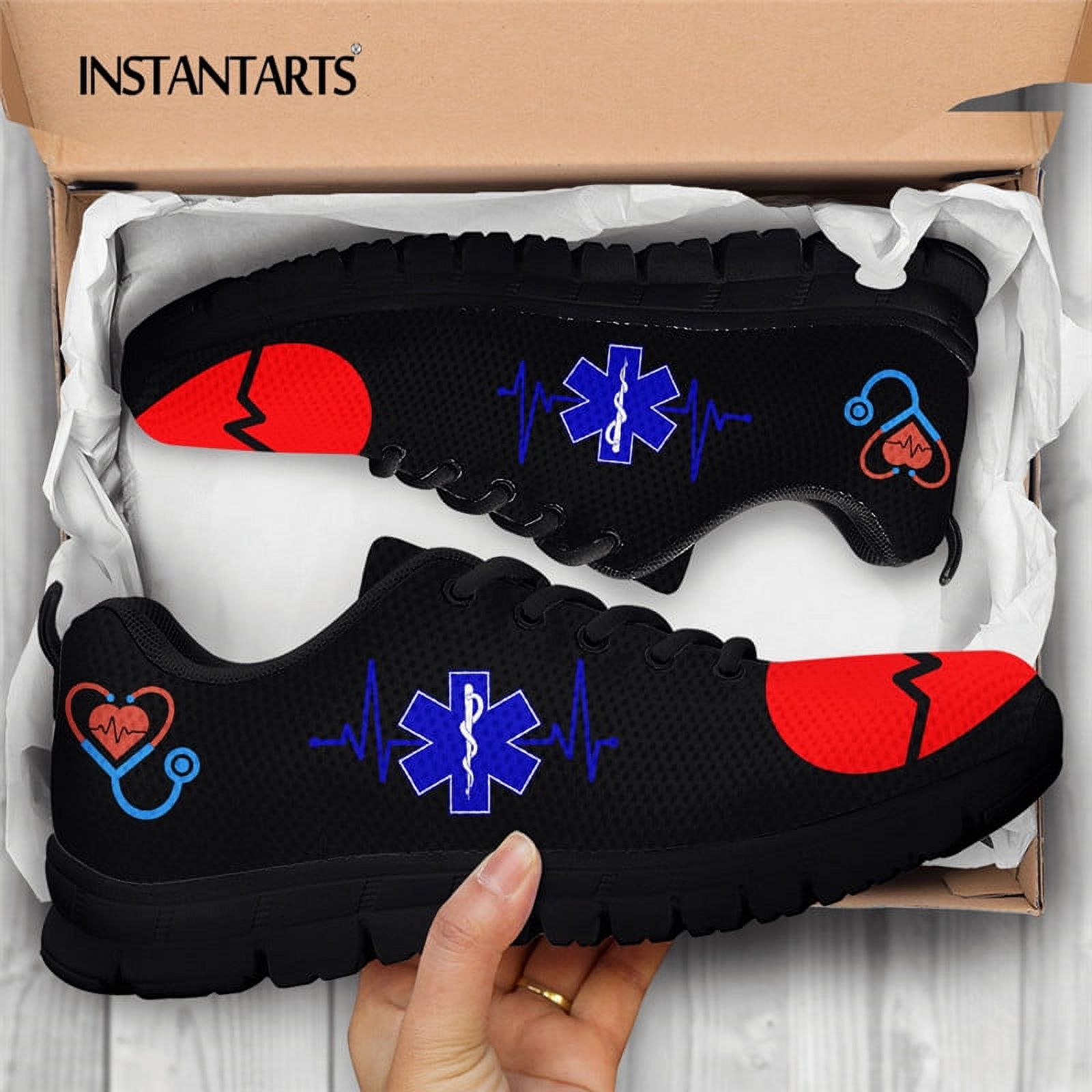 Luxury Designer Paramedical Woman Flats Shoes for Women Nursing Sneaker ...