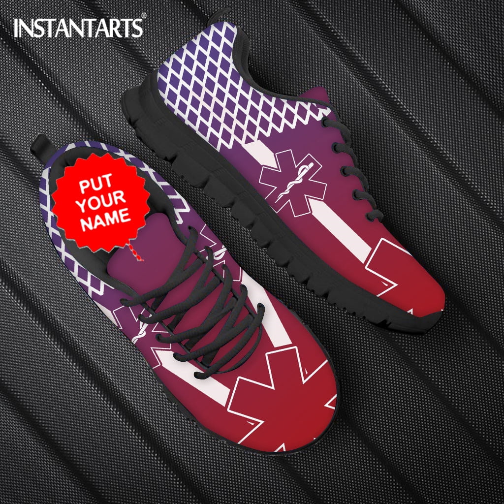 Luxury Designer Shoes For Women Cute Gradient Art Paramedic Emt Print ...