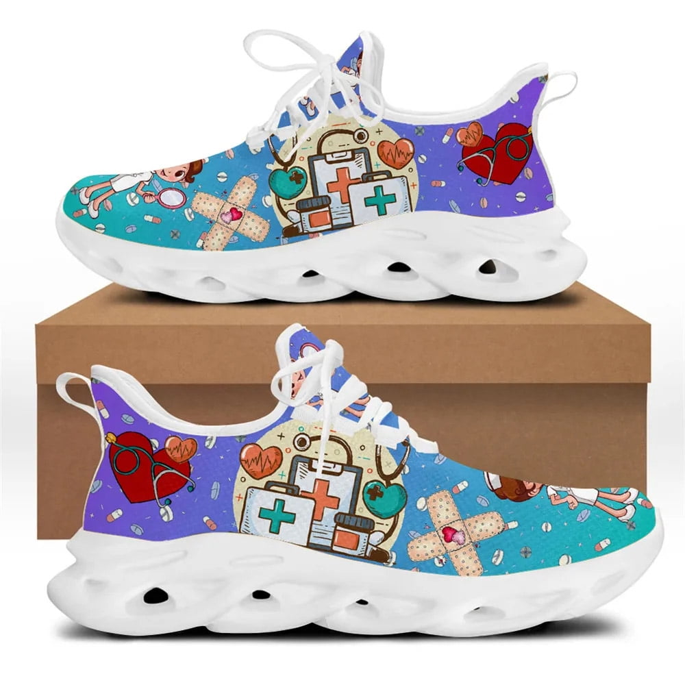 Luxury Designer Sport Shoes Women Sneakers Nursing Shoes Cartoon Nurse ...