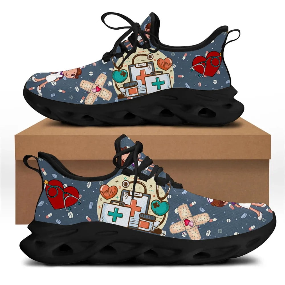 Luxury Designer Sport Shoes Women Sneakers Nursing Shoes Cartoon Nurse ...