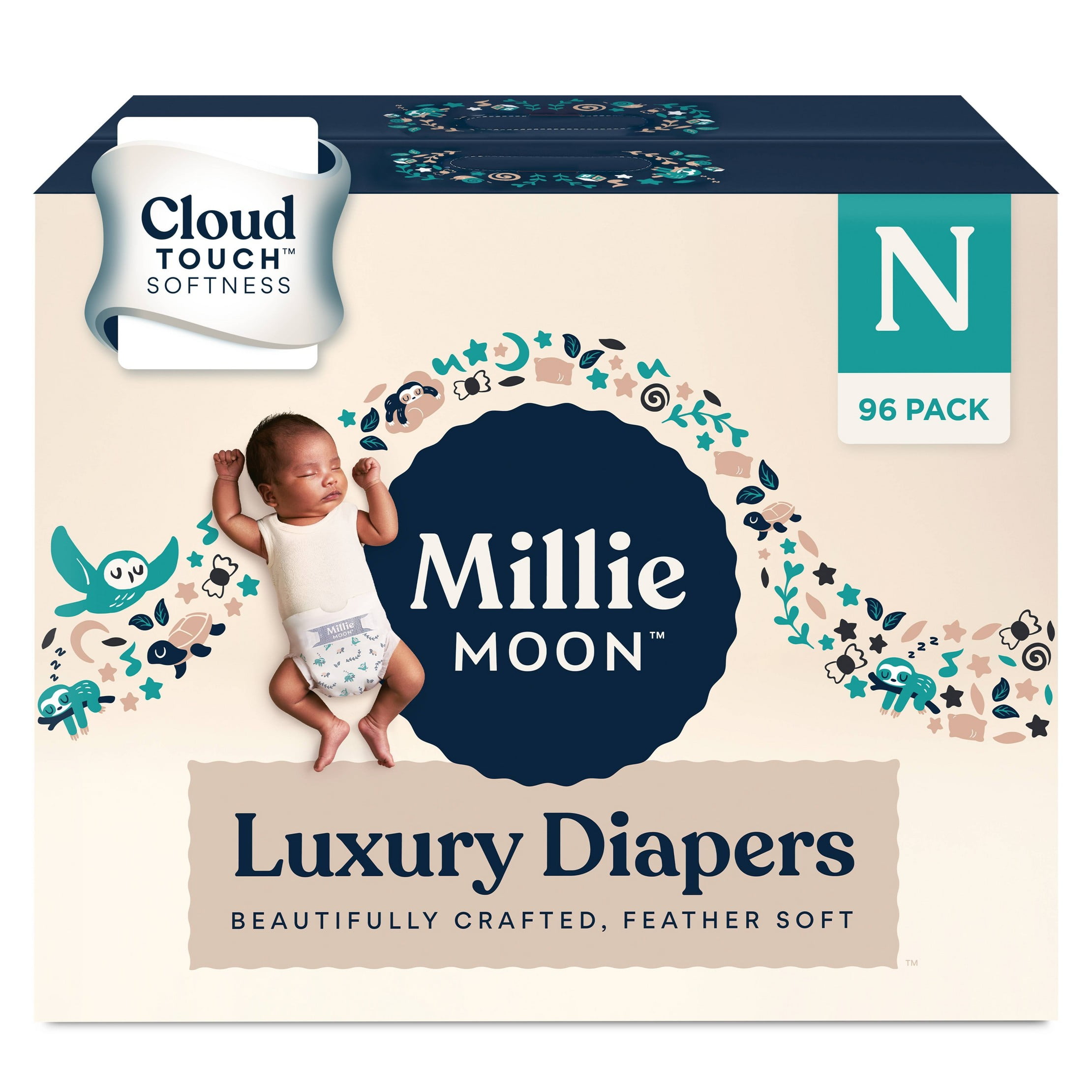 Luxury Diapers - Newborn - 96ct - Walmart.com