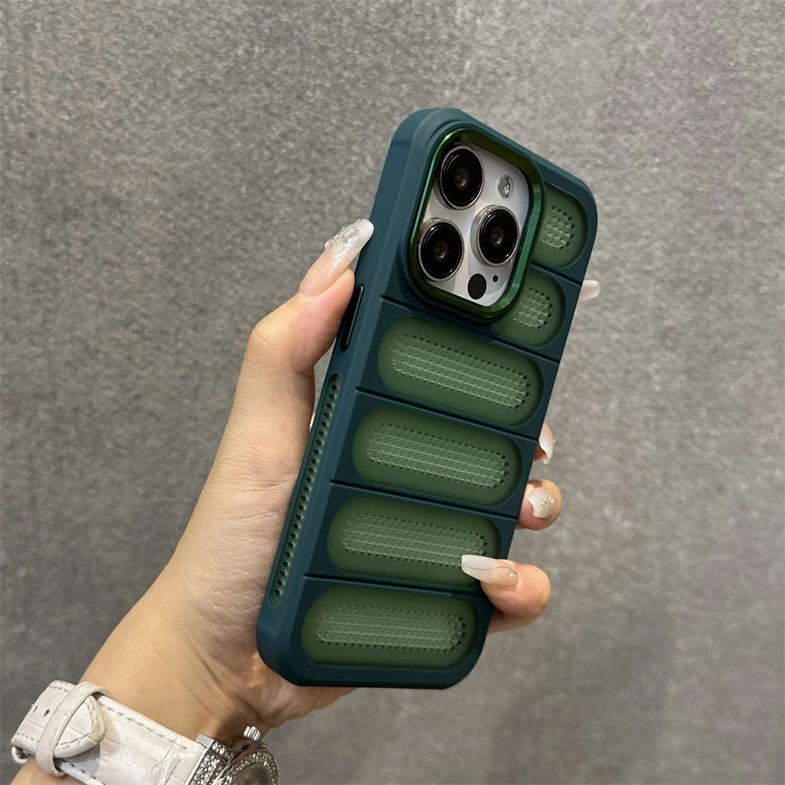 Luxury Dissipate Heat Phone Case for iPhone 11 12 13 14 15 16 Pro Max ...