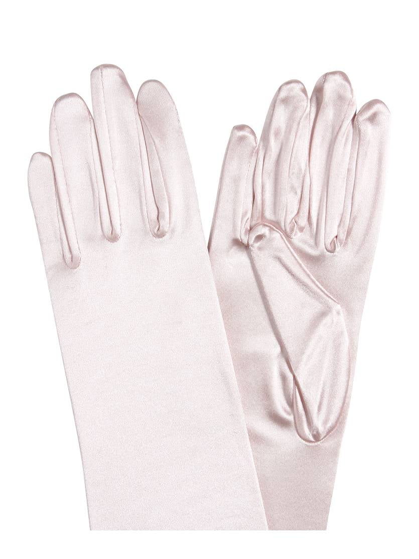 Luxury Divas Satin Opera Gloves 8" Below the Elbow - - Walmart.com
