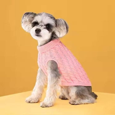 House of Barker, Chunky Bobble Stripe Dog Sweater, Gray - Walmart.com