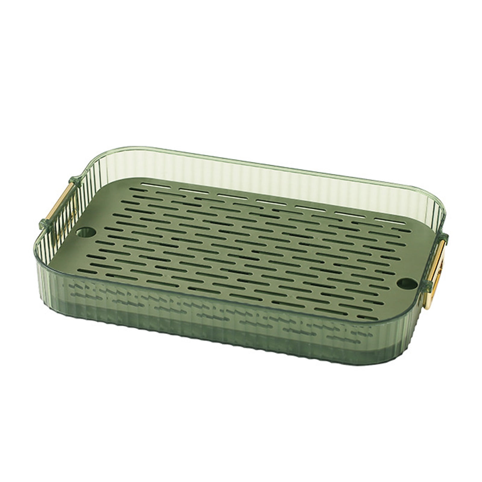 Luxury Double-Layer Dish Drain Tray, Innovative Multipurpose Design for ...
