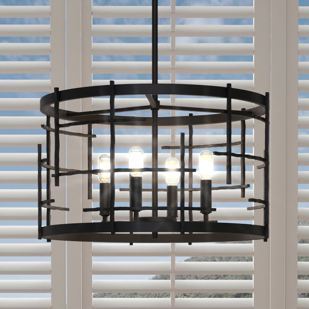 Luxury Eclectic Indoor Chandelier, 11.625''H x 18''W, with Art Deco ...
