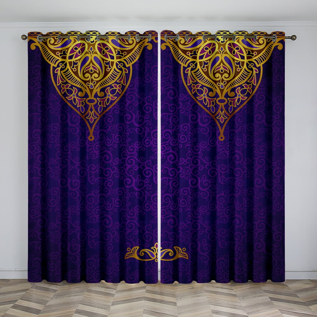 Luxury Eid Al Fitr Islamic Traditional Holiday rative Curtains 2 Panel ...