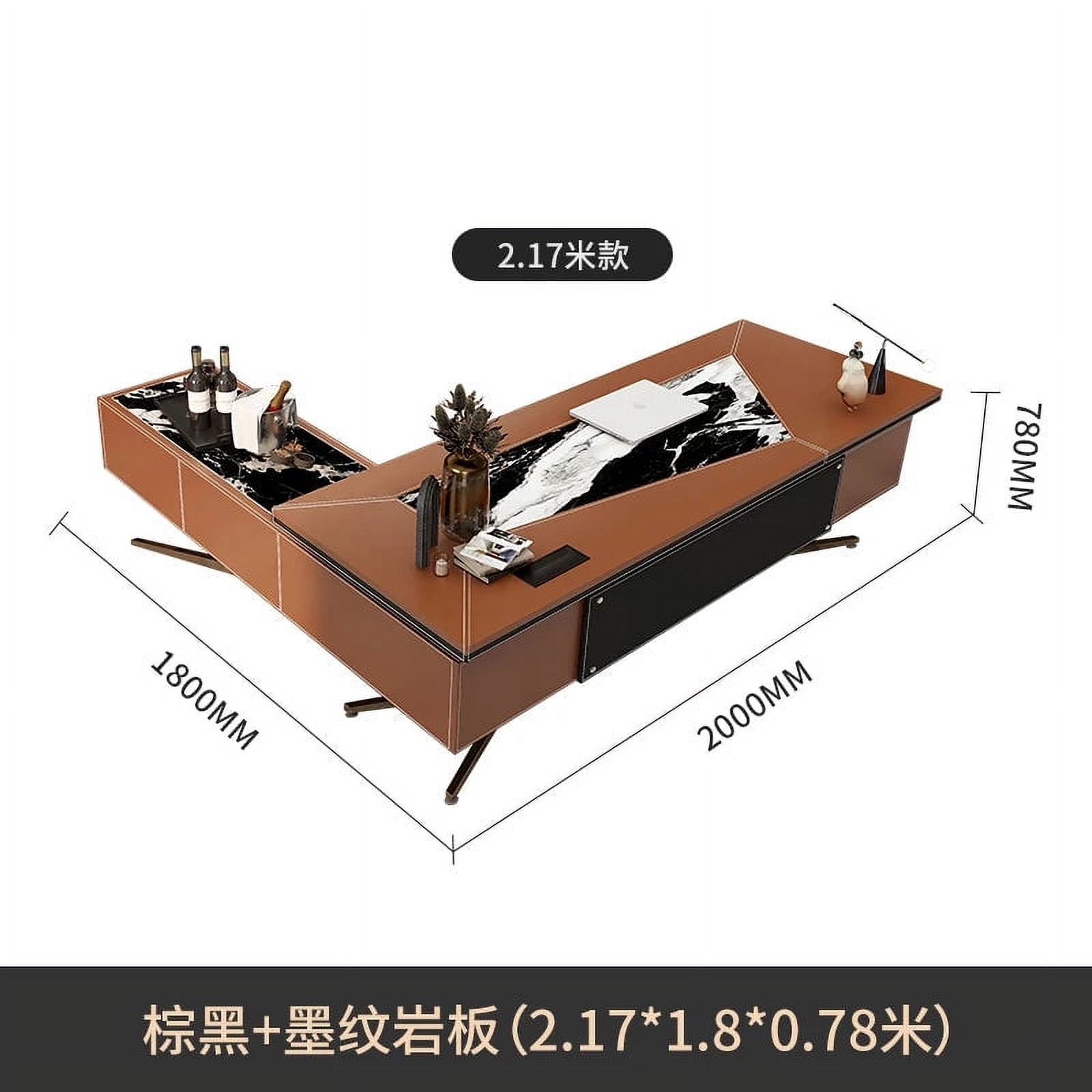 Luxury Executive Office Desk Secretary Writing Standing Monitor ...