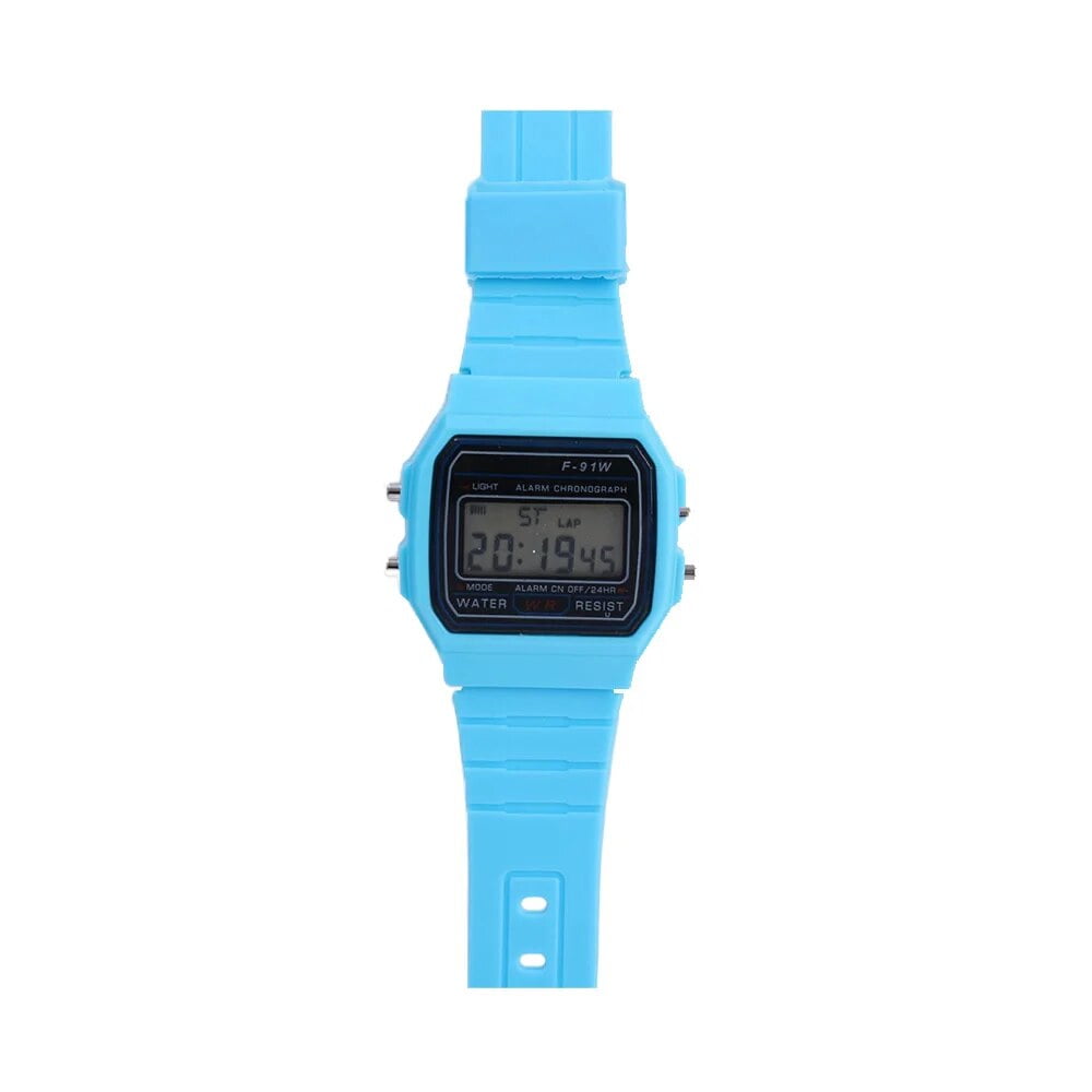 Luxury F91W Silicone Strap Watch Retro Business LED Digital Sports ...
