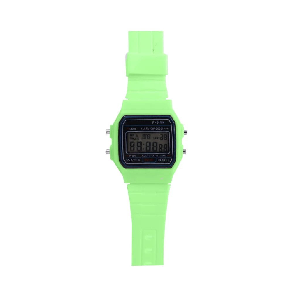 Luxury F91W Silicone Strap Watch Retro Business LED Digital Sports ...