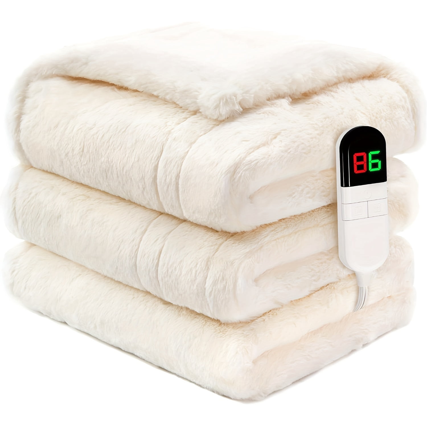 Faux Fur Electric Blanket