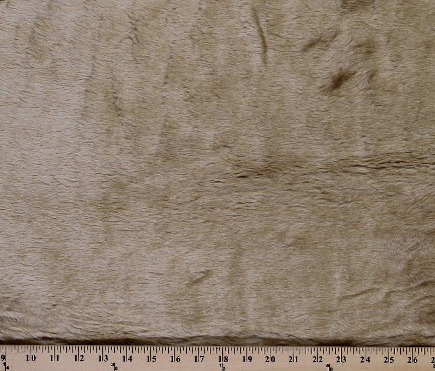 Luxury Faux Fur Gold Brown Fur Fabric By the Yard (9270F-9M) - Walmart.com