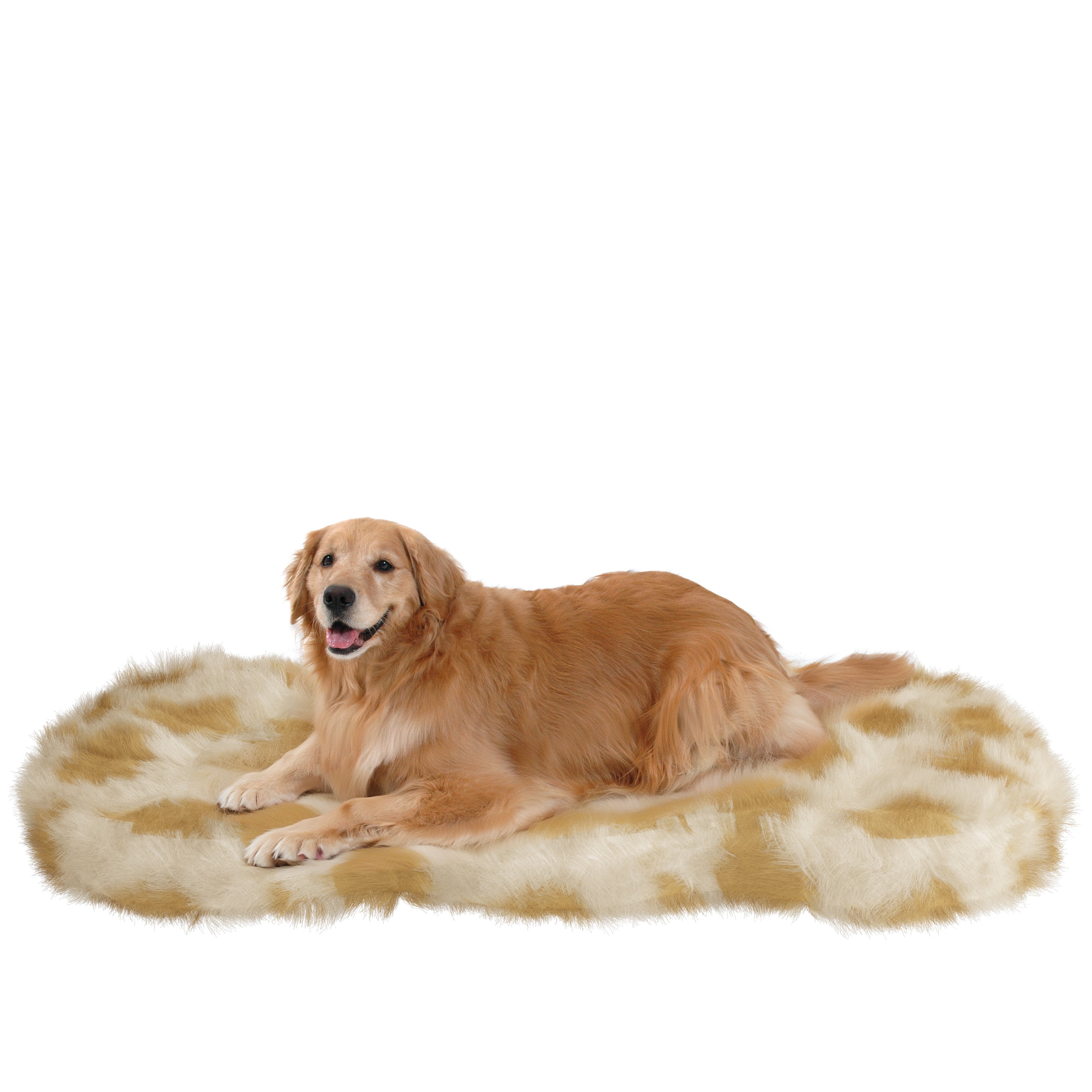 Luxury Faux Fur Orthopedic Dog Bed xxl, Furry Memory Foam Thicked 3.15 ...