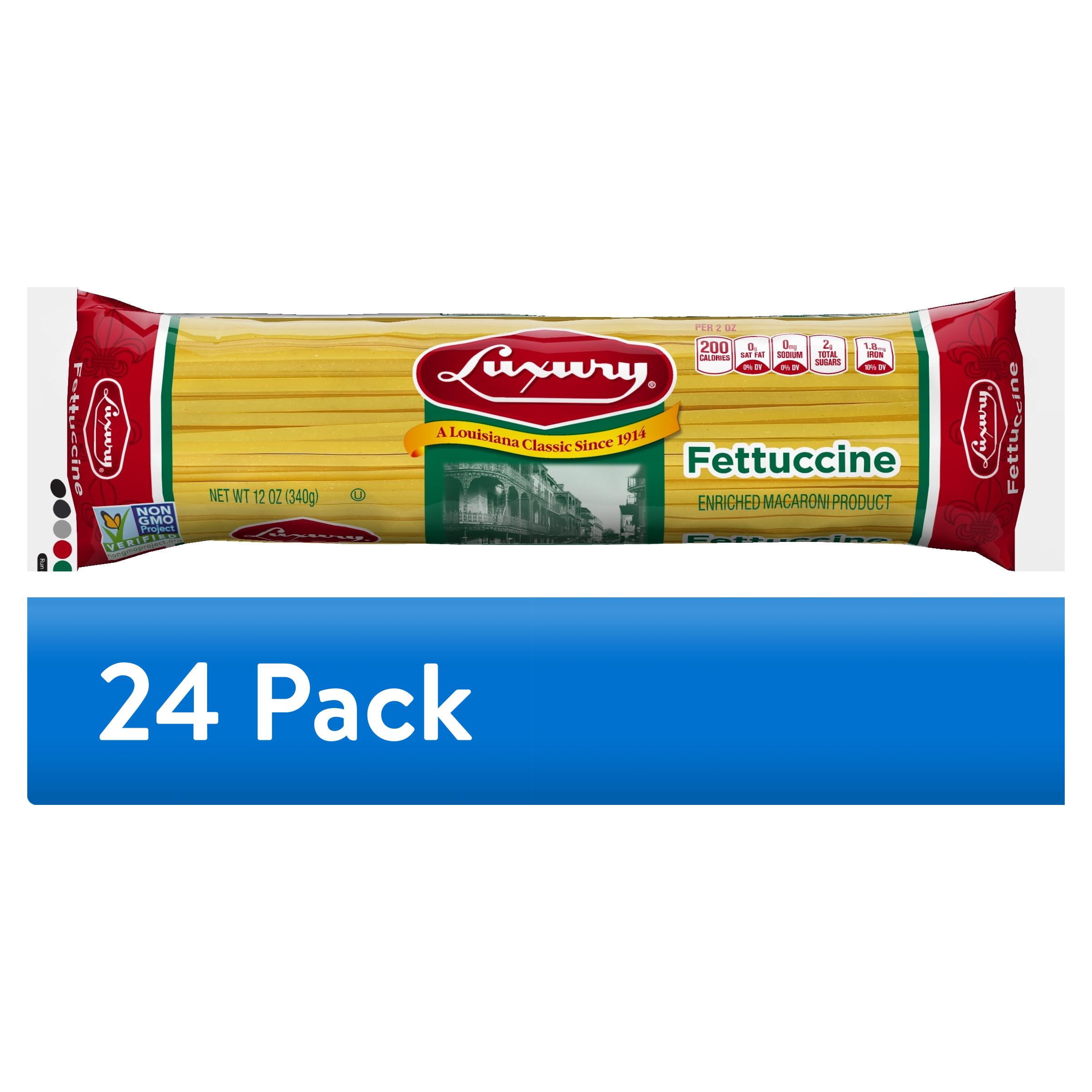 (24 pack) Luxury Fettuccine Pasta, 24-Pack (12 oz Each) – Authentic ...