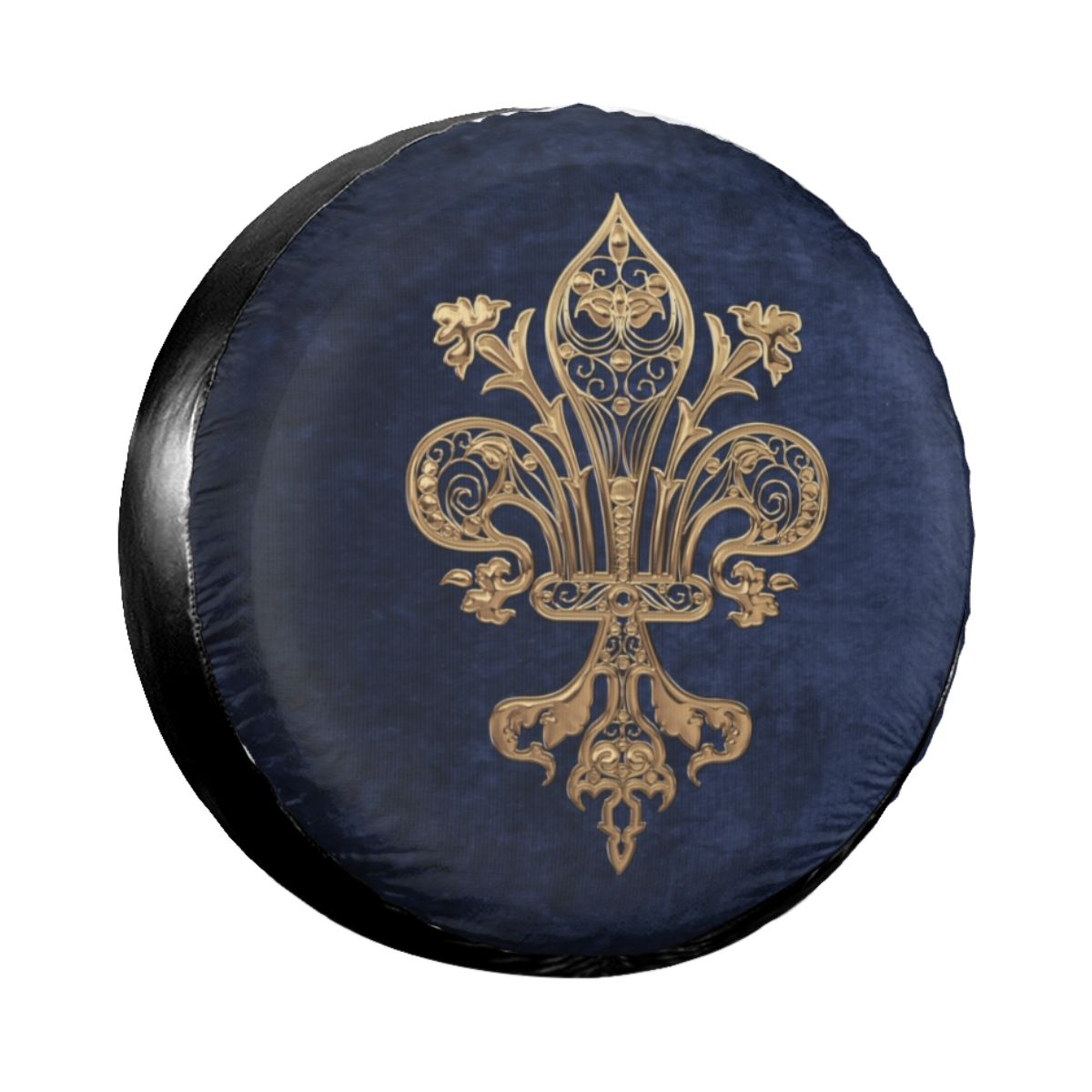 Luxury Florence Royal Fleur De Lis Lily Flower Spare Tire Cover Ancient ...
