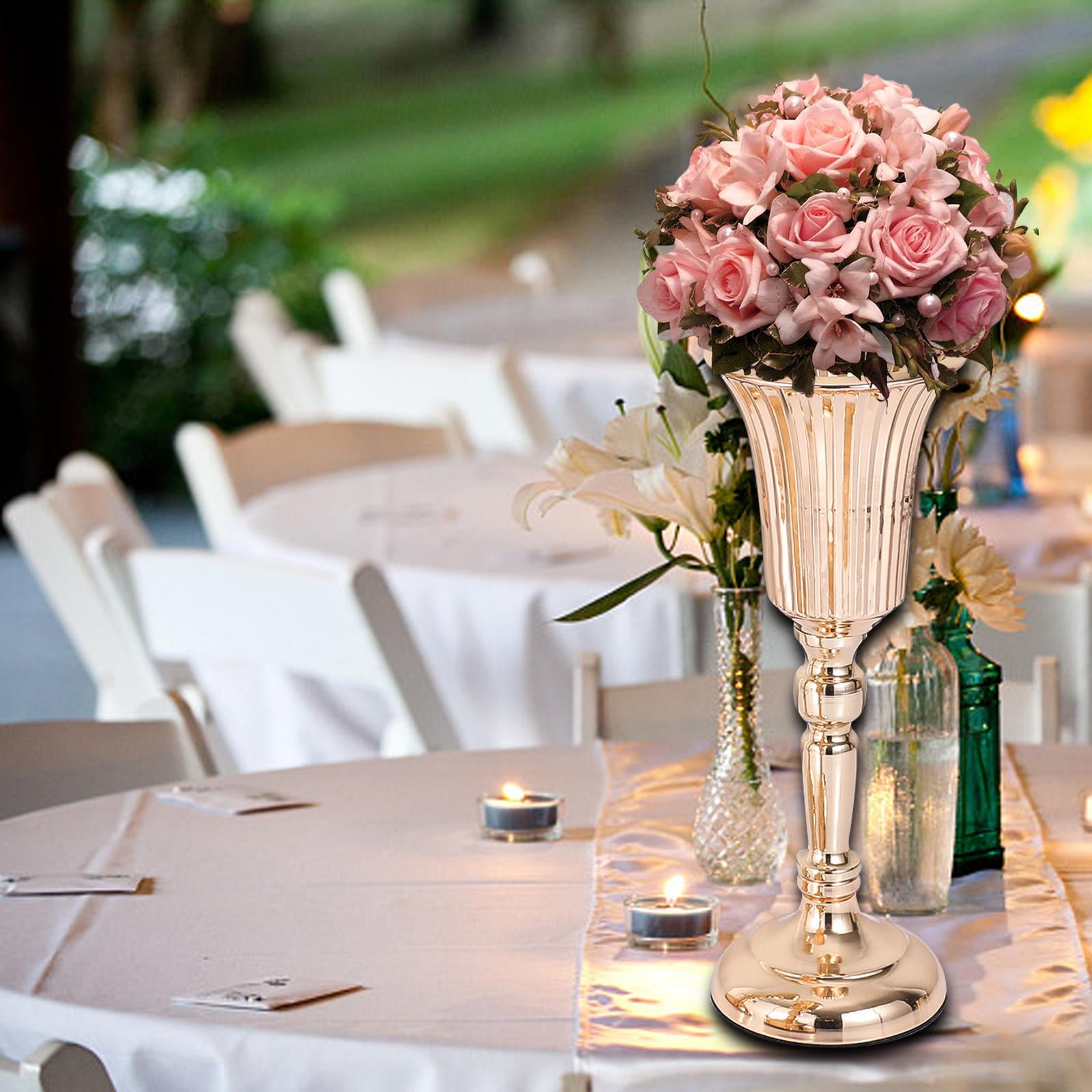 Luxury Flowers Vase Flowerpot Flower Container Metal Vase Floral ...