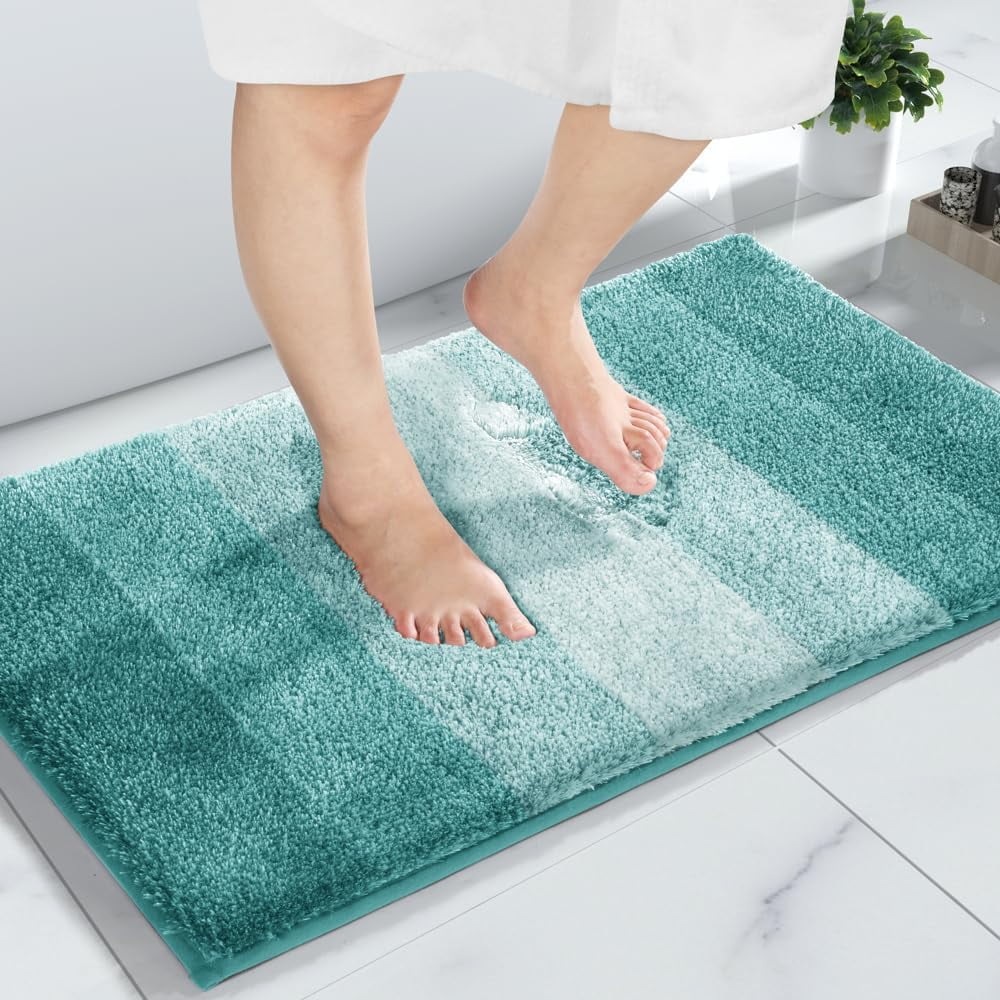 Luxury Fluffy Bathroom Rug Mat, Extra Soft Comfortable Plush Absorbent ...