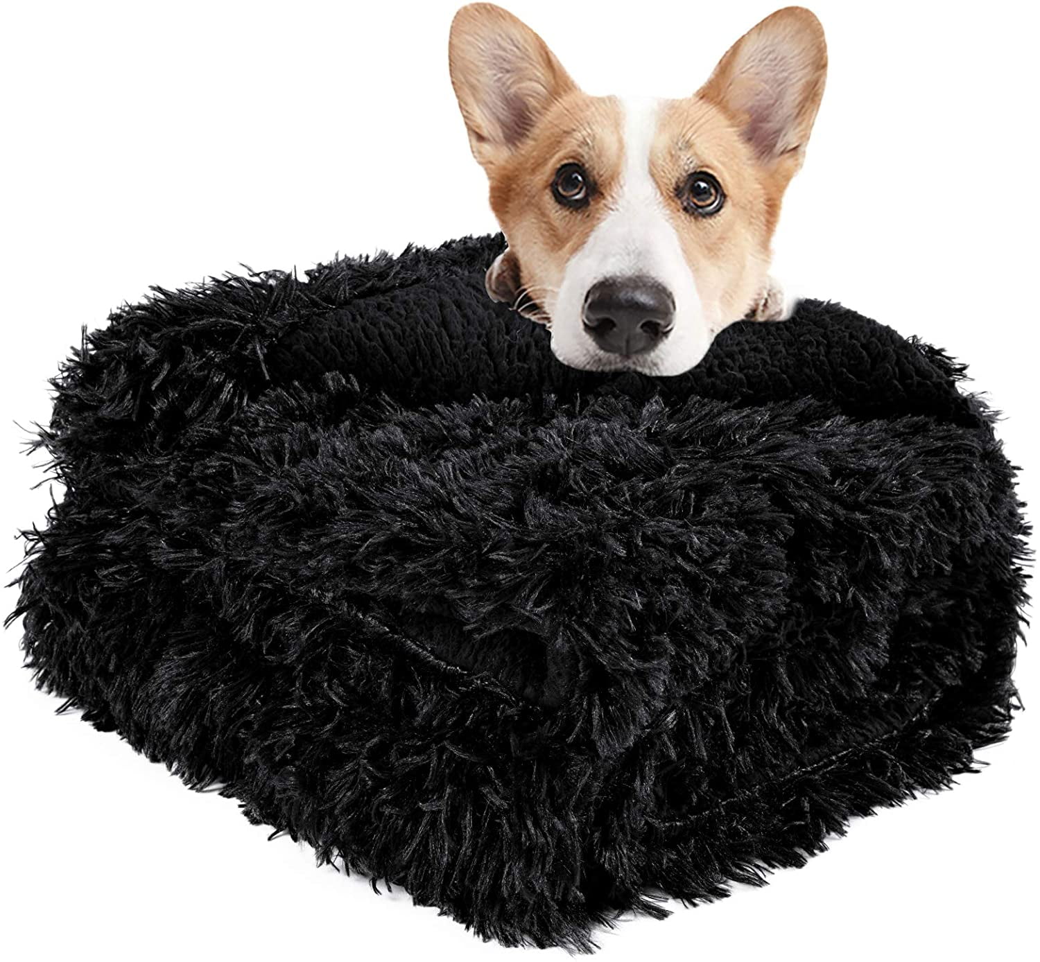 Luxury Fluffy Dog Blanket, Extra Soft and Warm Sherpa Fleece Pet Blankets for Dogs Cats, Plush ...