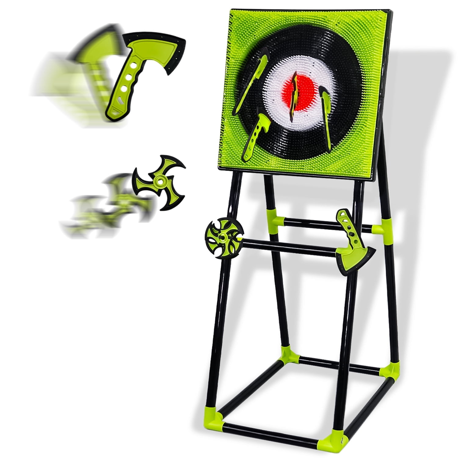 Luxury Frame Axe Throwing Game for Backyard, Throwing Axe Set Equipped ...