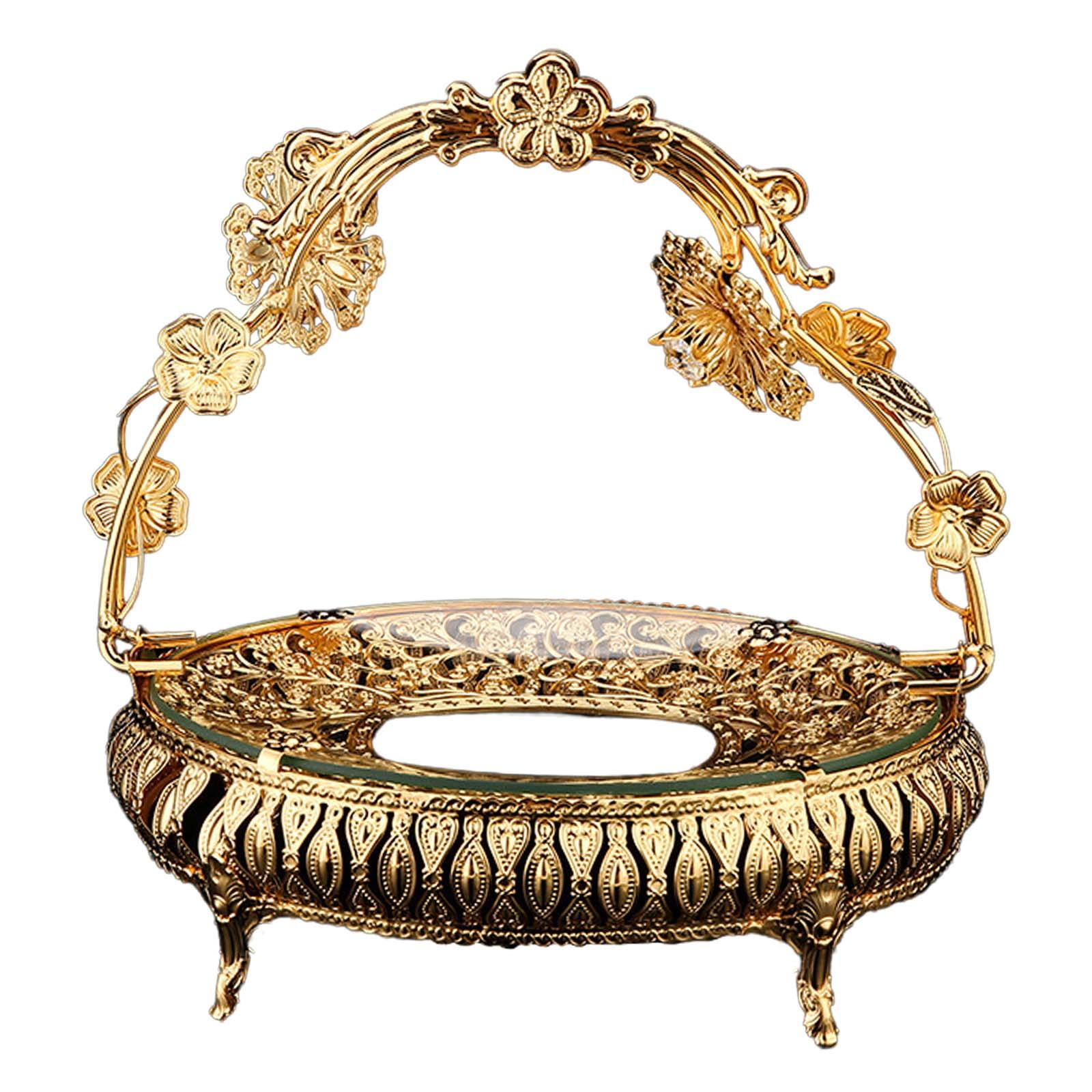 Luxury Fruits Serving Tray Serving Platters Dessert Ornament Tray Food ...