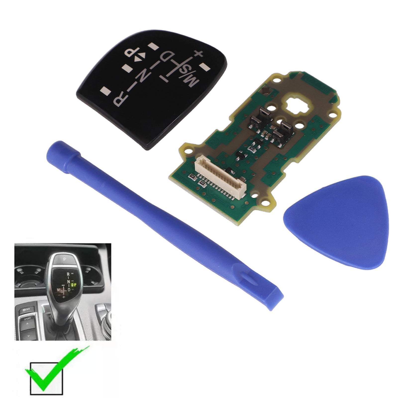 Luxury Gear Shift Knob Panel with LED Circuit Board for 3 4 5 6 7 ...