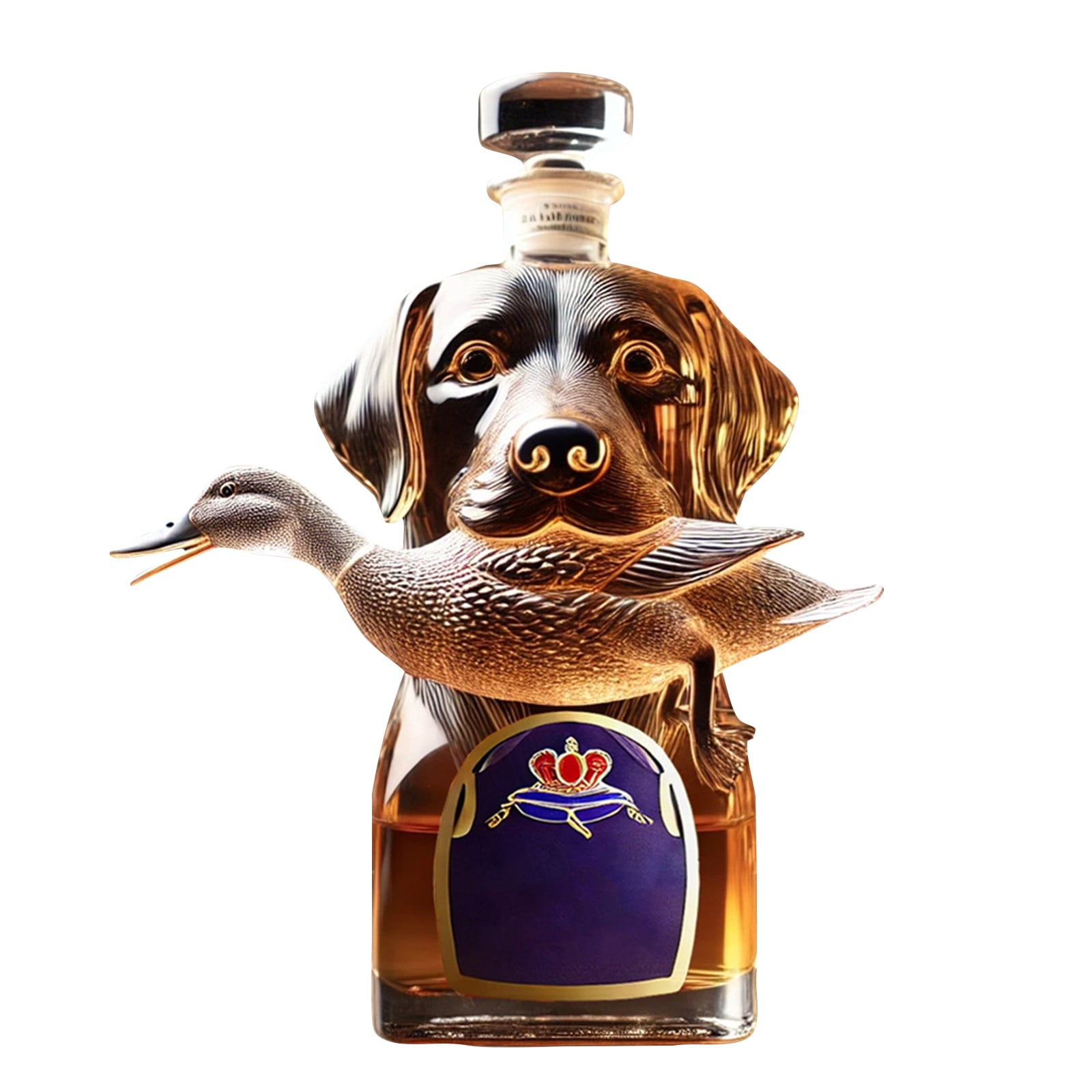 Luxury Gift For Men – Hunting Dog Whiskey Decanter for Beloved Husband ...