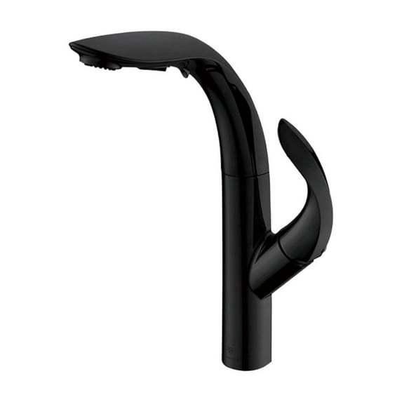 Luxury Gold Brass Kitchen Faucet With Pull-out Design, 2-function ...