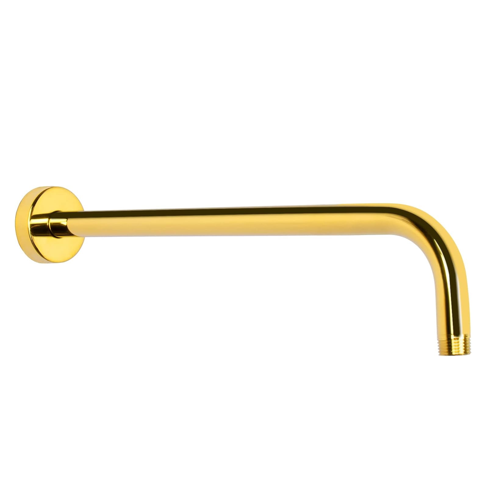 Luxury Gold Color 12 Inch Shower Arm Wall-Mounted Rain Shower Head ...