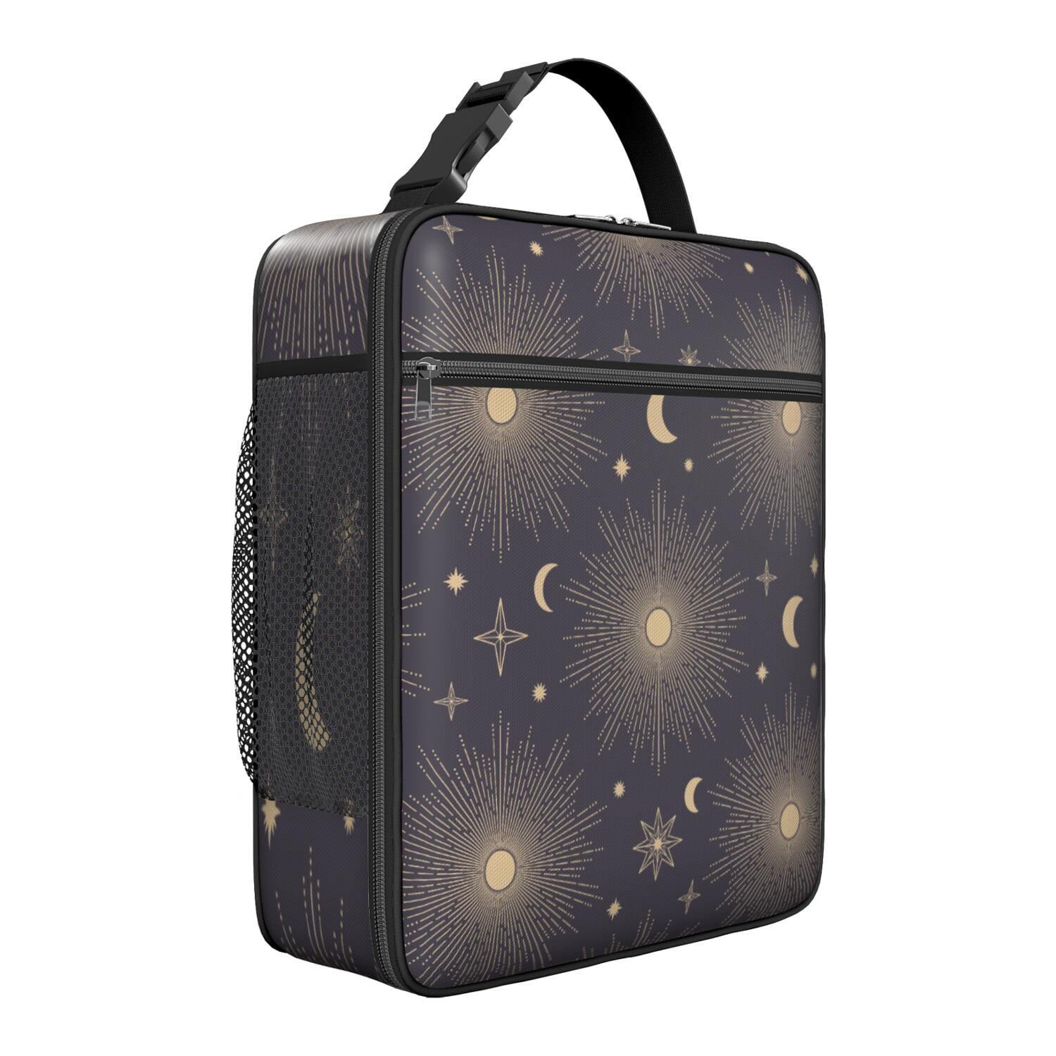 Luxury Gothic Starry Night Lunch Box: Gold Constellation Design ...