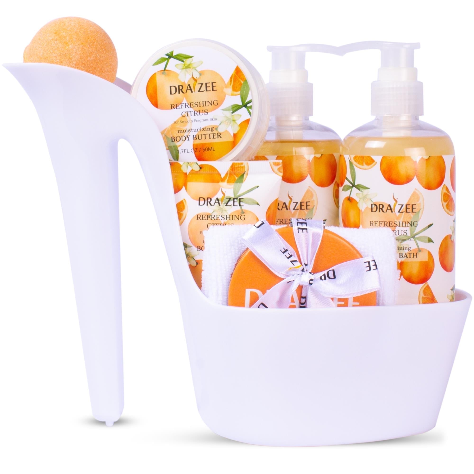 Draizee Luxury Heel Shoe Spa Gift Basket, 8-Piece Body Care Set with ...