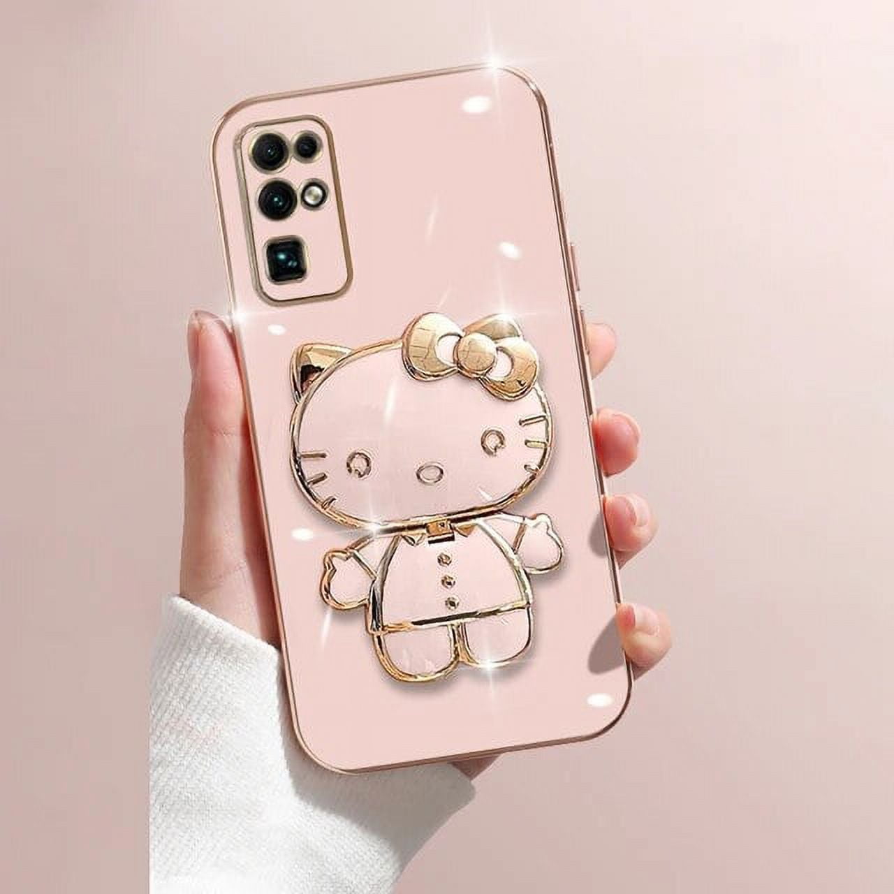 Luxury Hello Kitty Mirror Support Case for Huawei P20 P30 Pro P40 Lite ...