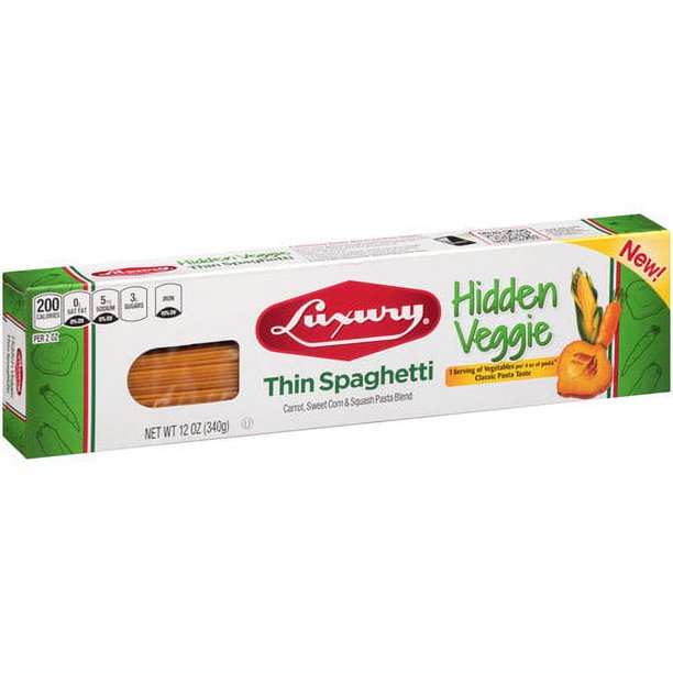 Luxury Hidden Veggie Thin Spaghetti, 12 oz - Walmart Business Supplies