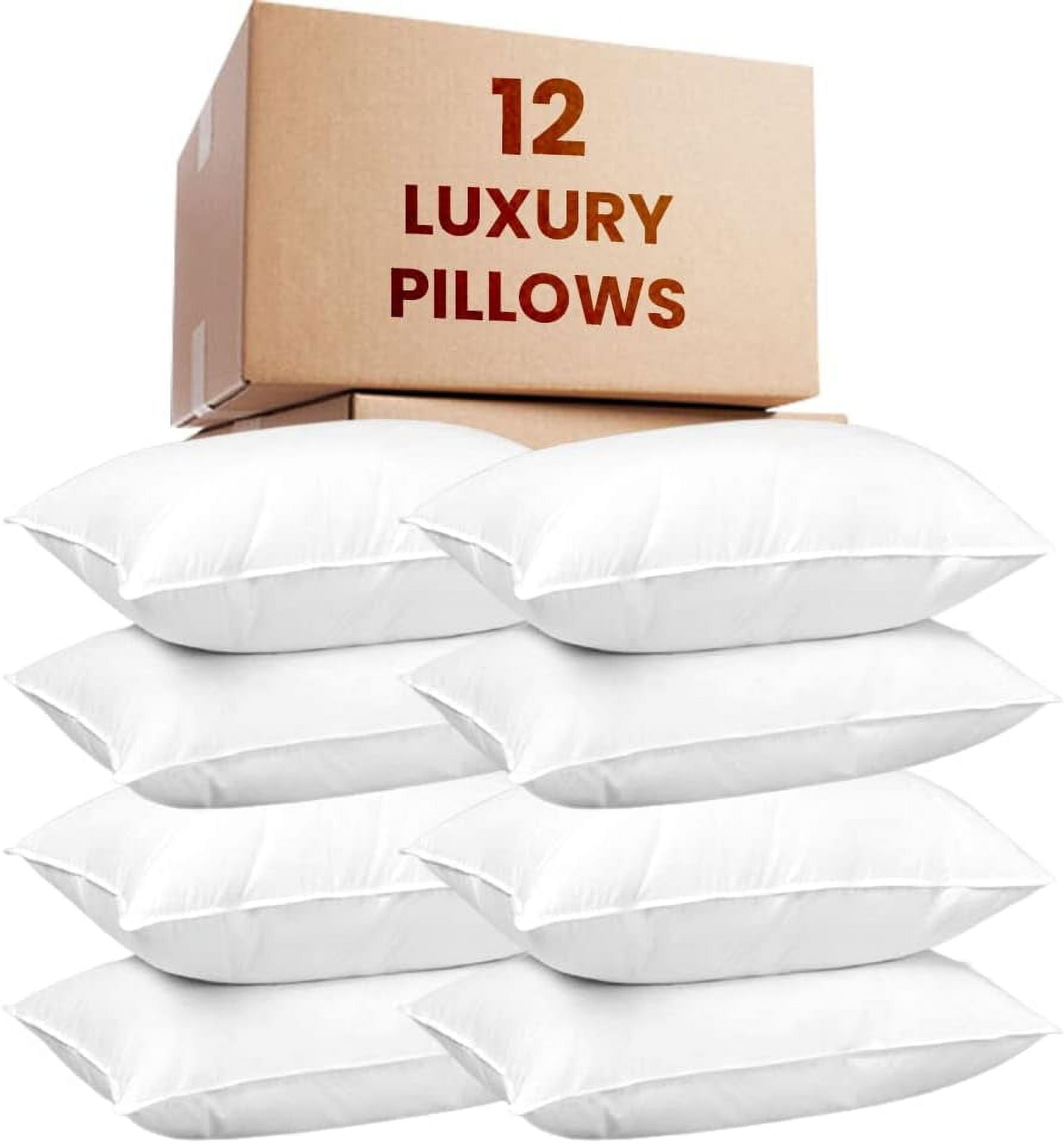 Luxury Hotel Collection, 12 Pack Standard Size (20x26), 100% Cotton ...