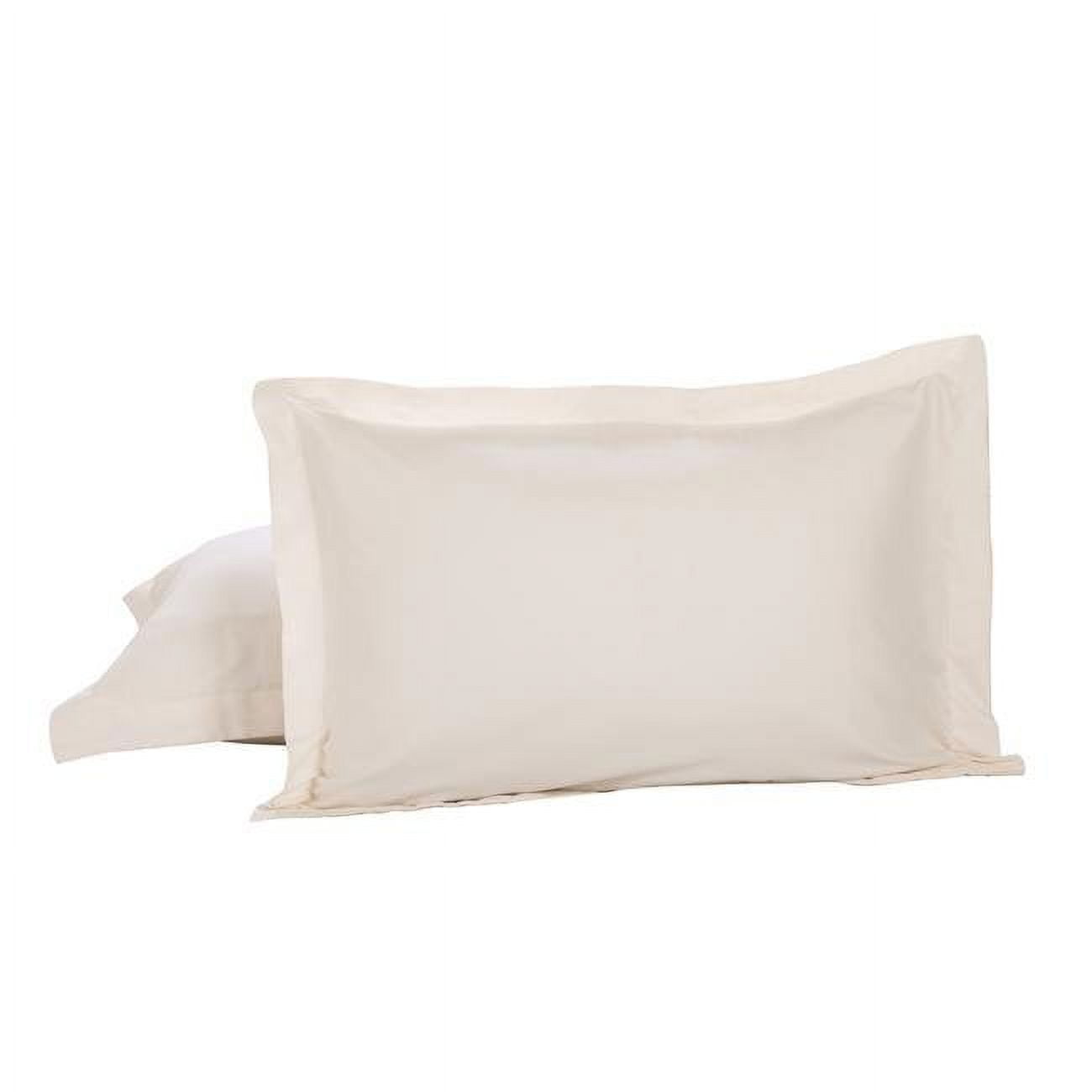 Luxury Hotel Tailored 2-Pack Standard/Queen Shams, Ivory - Walmart.com