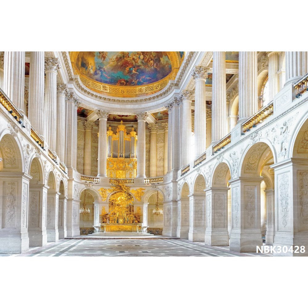 Luxury House Pillars Chandelier Vintage Portrait Photography Backdrops ...