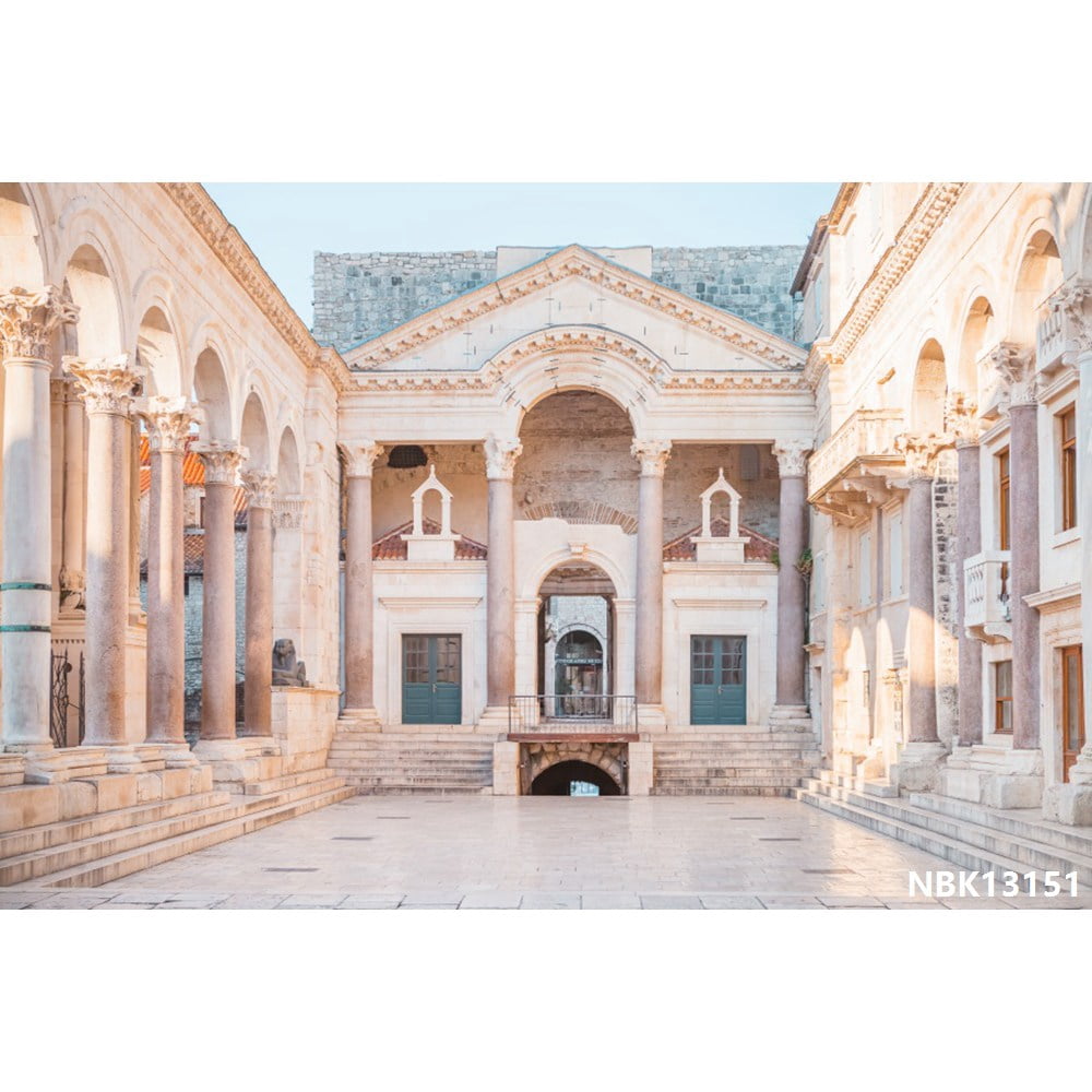 Luxury House Pillars Chandelier Vintage Portrait Photography Backdrops ...