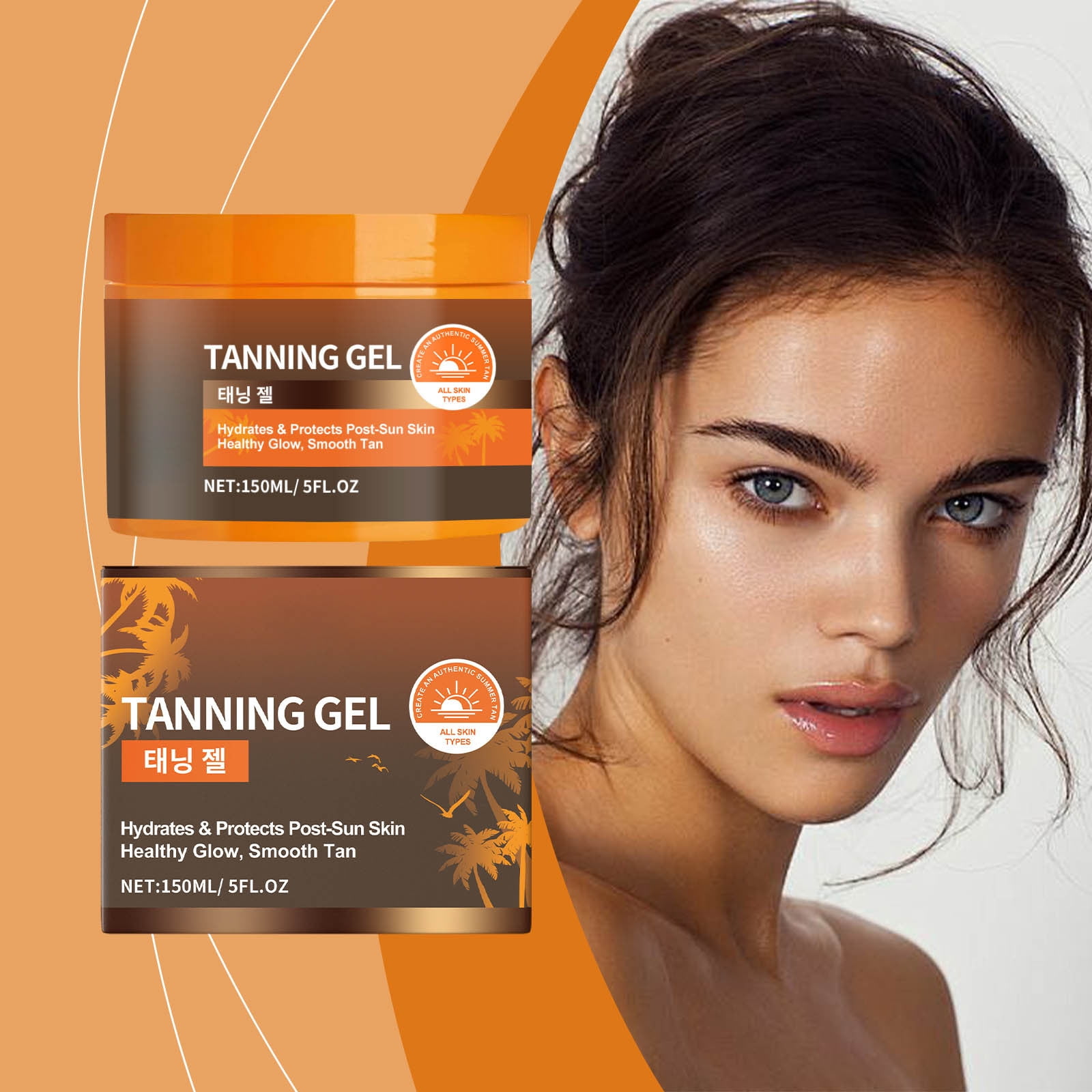 Luxury Intensive Tanning Cream Gel, Bronzing Tan Accelerator, Self ...