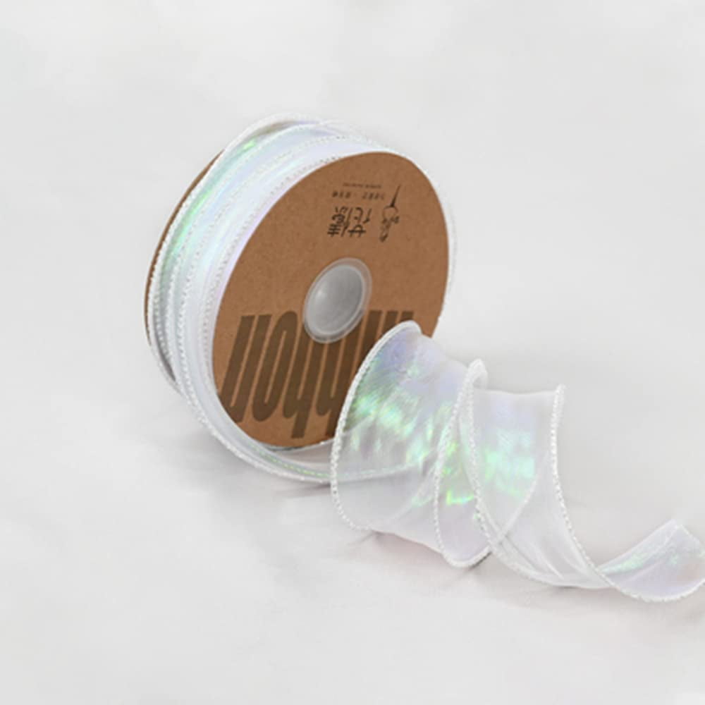 Luxury Iridescent Fishtail Yarn Gift Ribbons for Flowers Bouquet ...