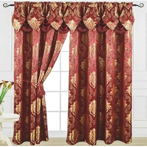 Curtains with Attached Valances