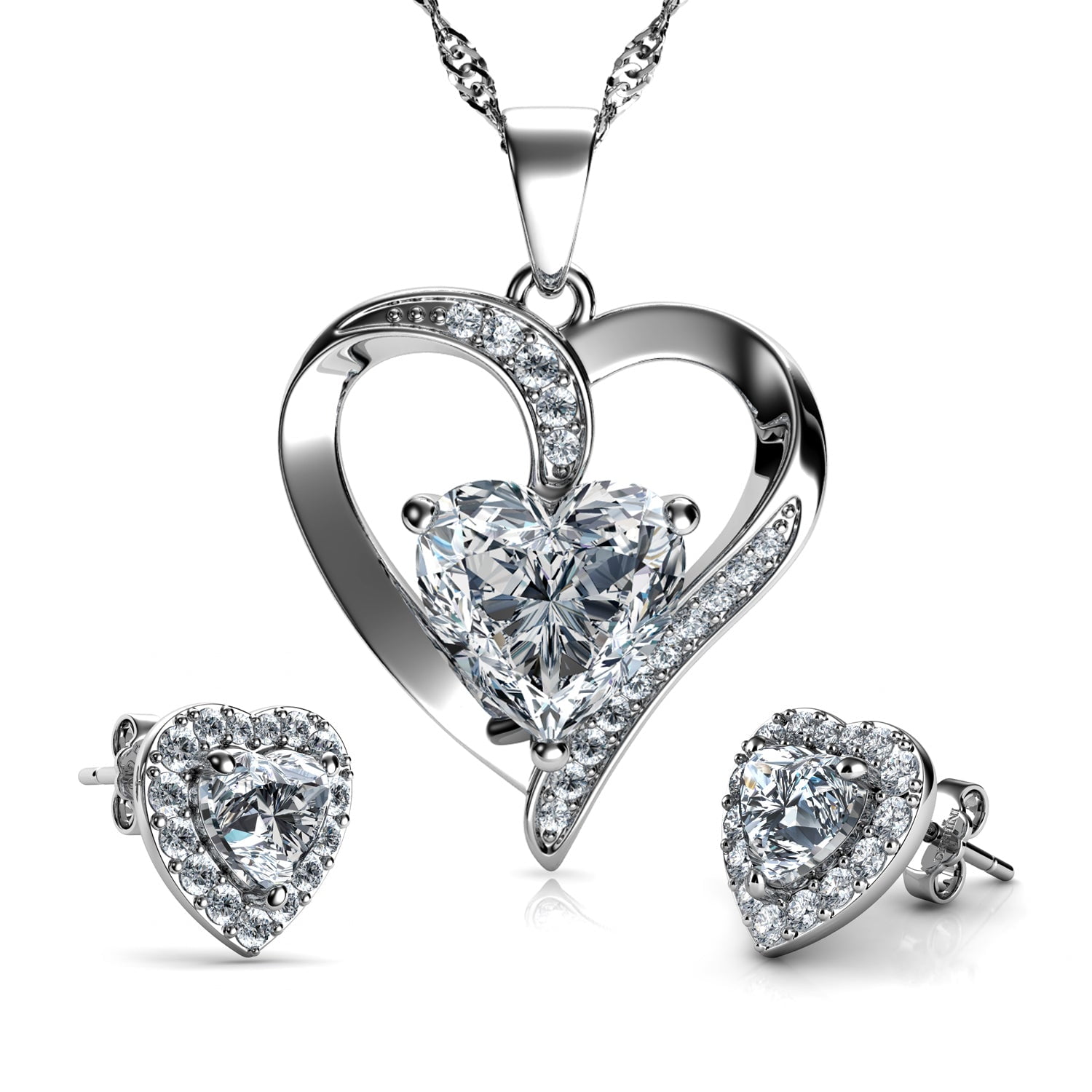Dephini heart necklace store
