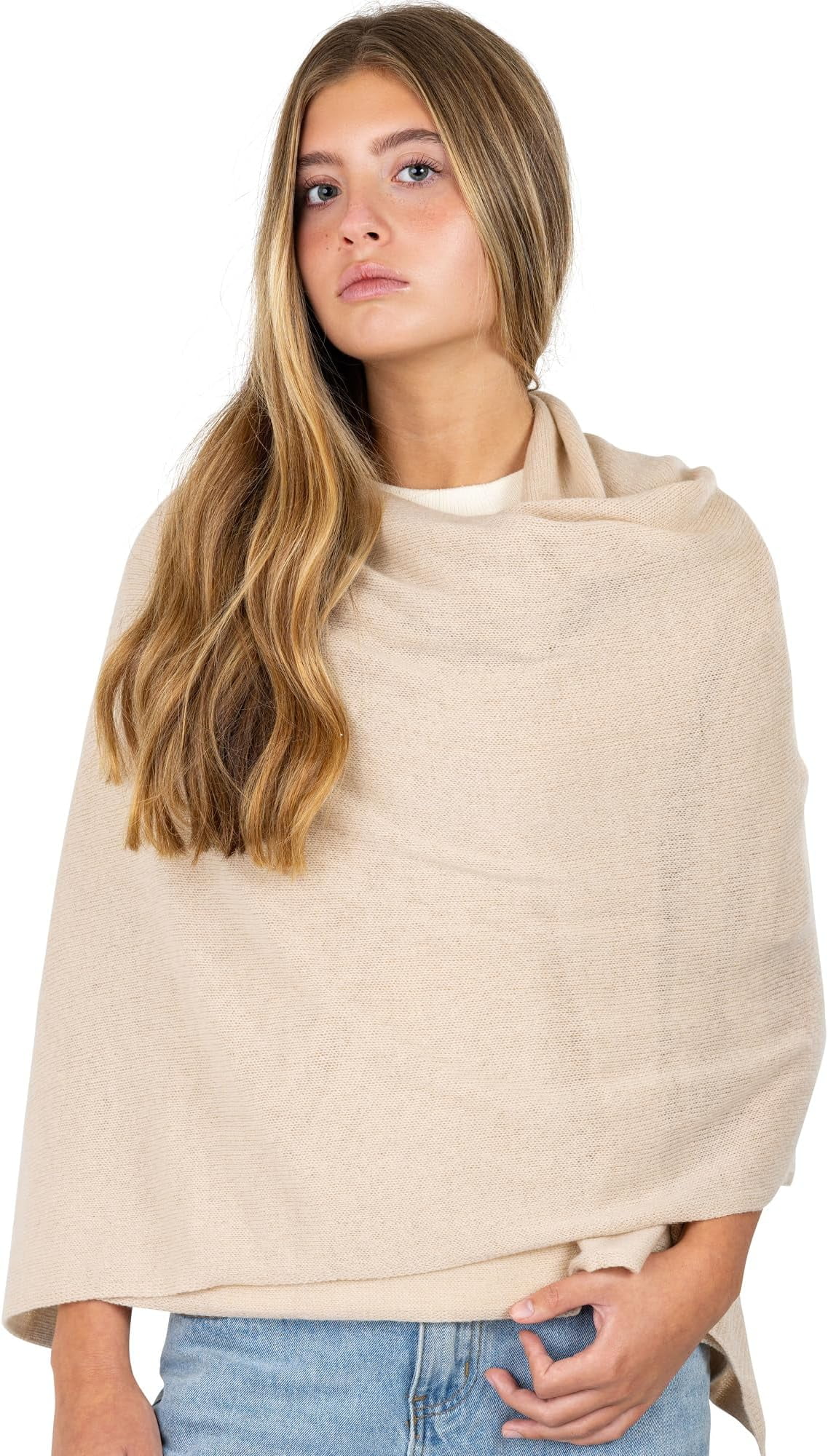 Luxury Knitted Wrap Travel Shawl Scarf, Pashmina Stole, -Season Scarf ...
