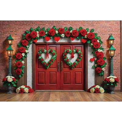 Luxury Large Christmas Trees Backdrop Photography Curtains Snow Pine ...