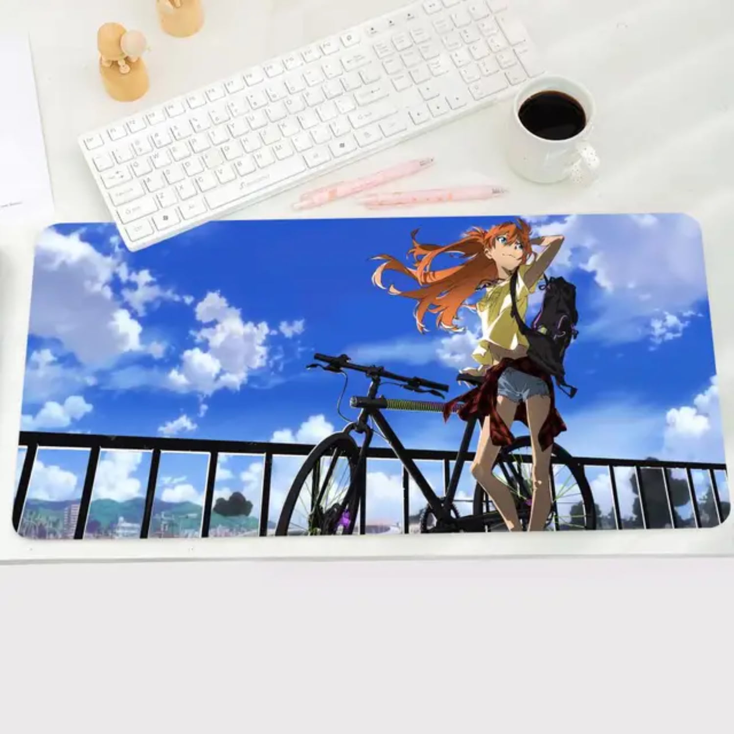 Luxury Large Cute Asuka Anime Gaming Mouse Pad - High Quality Soft ...