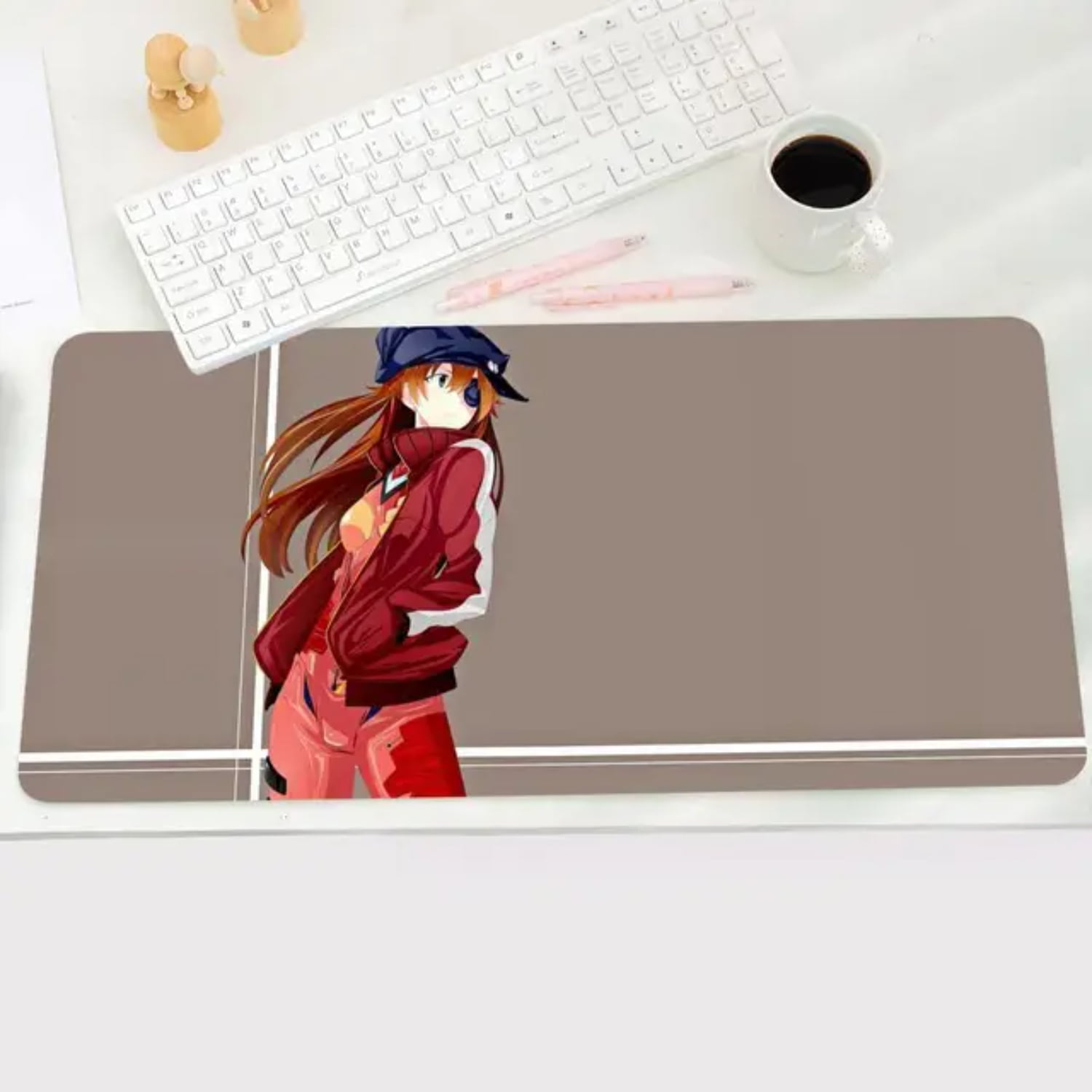 Luxury Large Cute Asuka Anime Gaming Mouse Pad - High Quality Soft ...