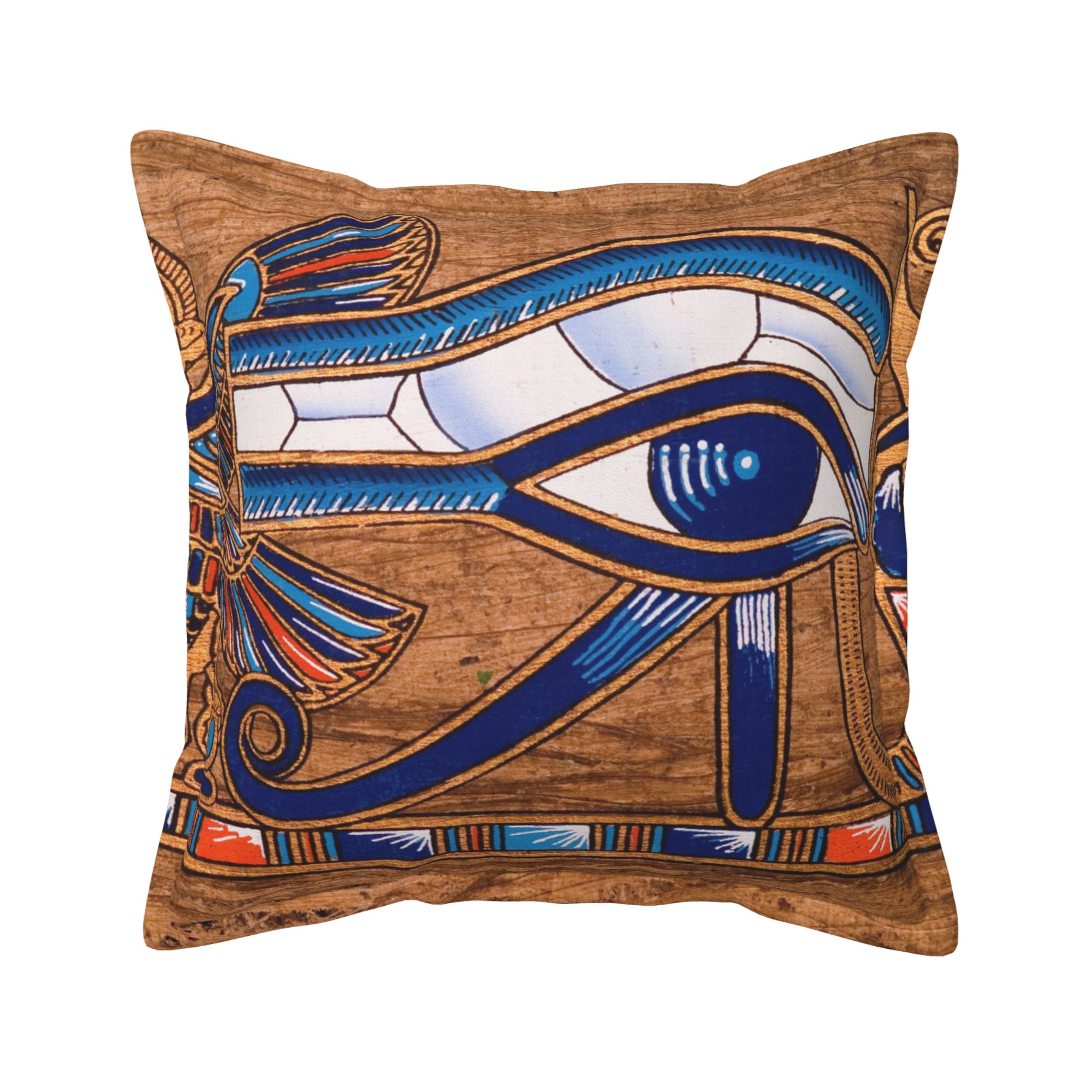 Luxury Leather Pillowcase Egyptian Papyrus Depicting The Horus Eye Case ...